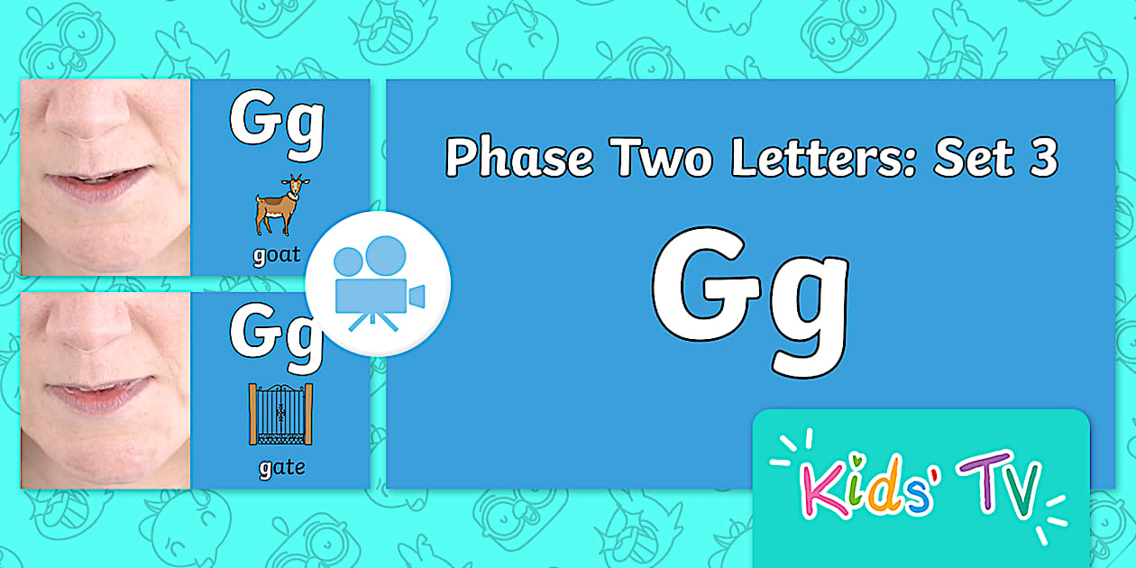 Early Literacy - The G Phoneme