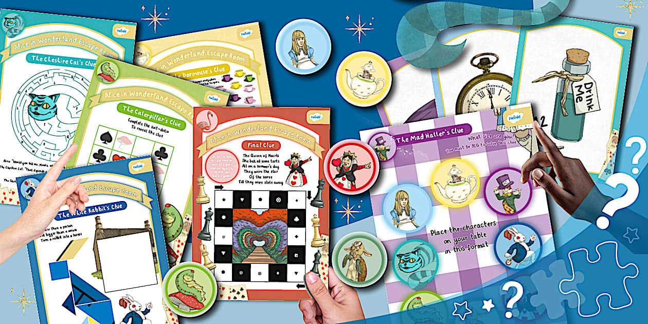 Alice in Wonderland Escape Room Game | Twinkl (teacher made)