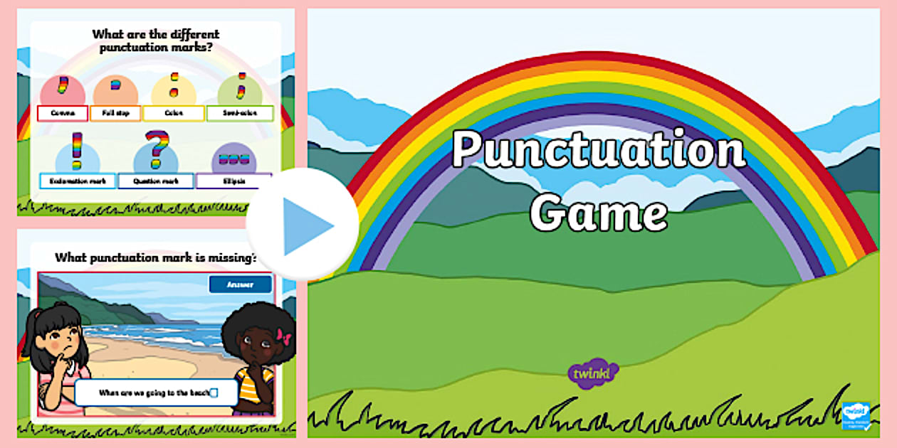 Punctuation Game (teacher made) - Twinkl