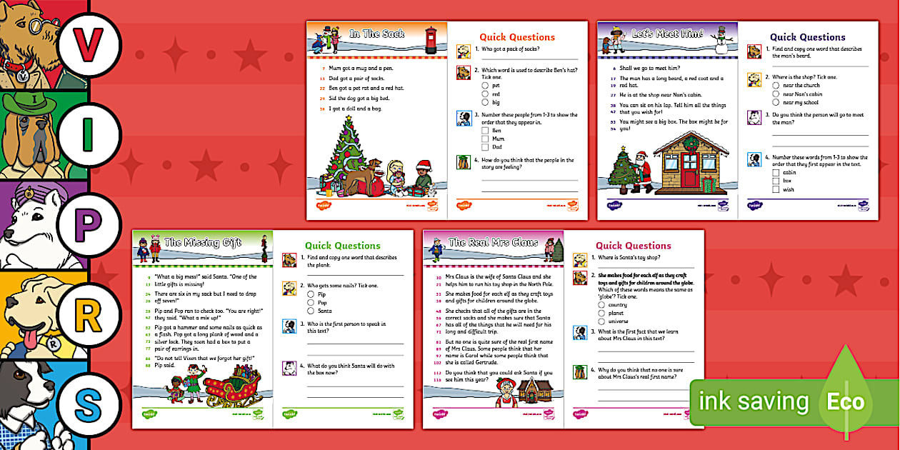 Phonetically-Decodable 60-Second Reads: Christmas