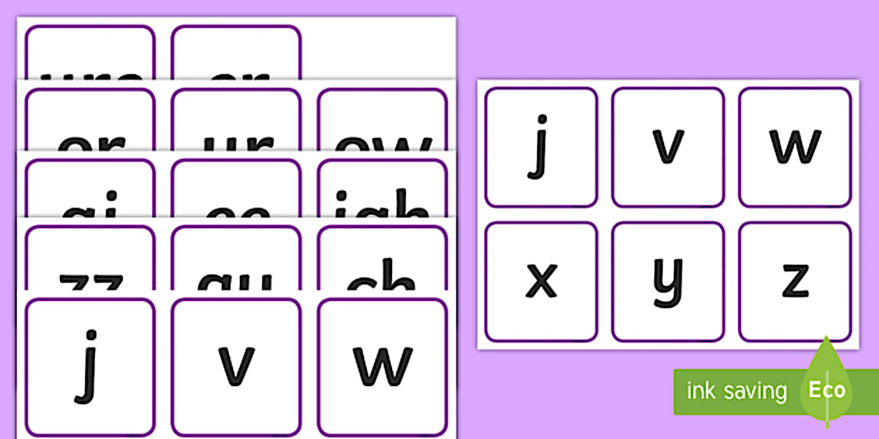 Cursive Phase 3 Sounds on Word Tiles (teacher made) - Twinkl