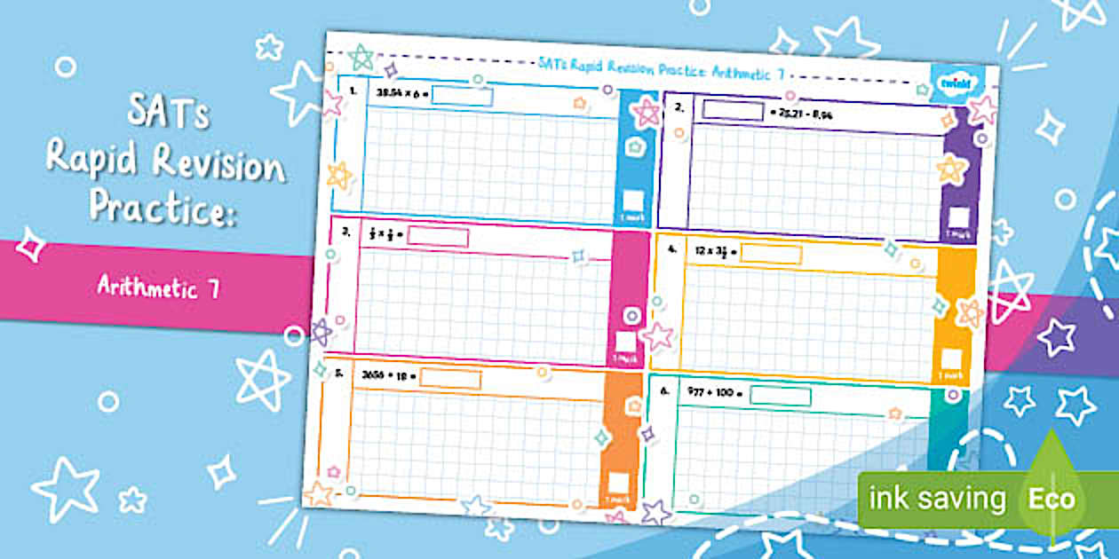 SATs Rapid Revision: Arithmetic 7 | Parents Revision Support
