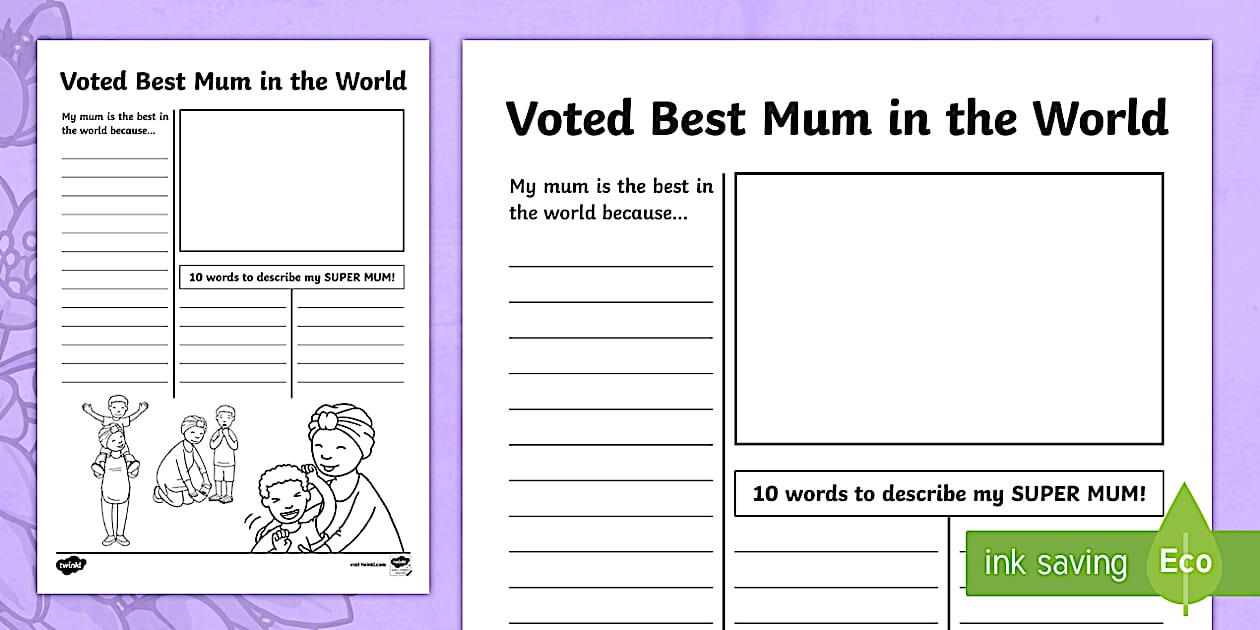 Mother's Day Newspaper Worksheet / Worksheet (teacher made)