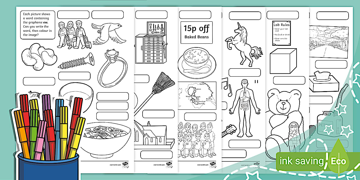 Phonics Colouring Pack (teacher made) - Twinkl