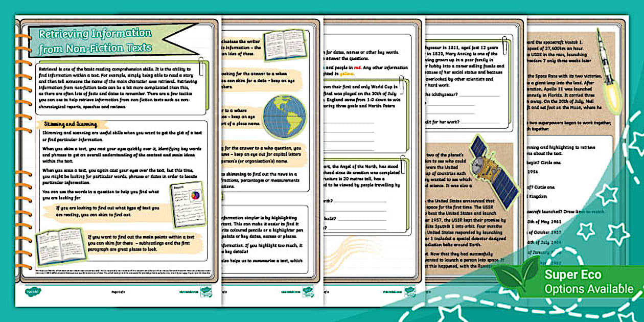 Retrieving Information from Non-Fiction (Ages 7 - 11)