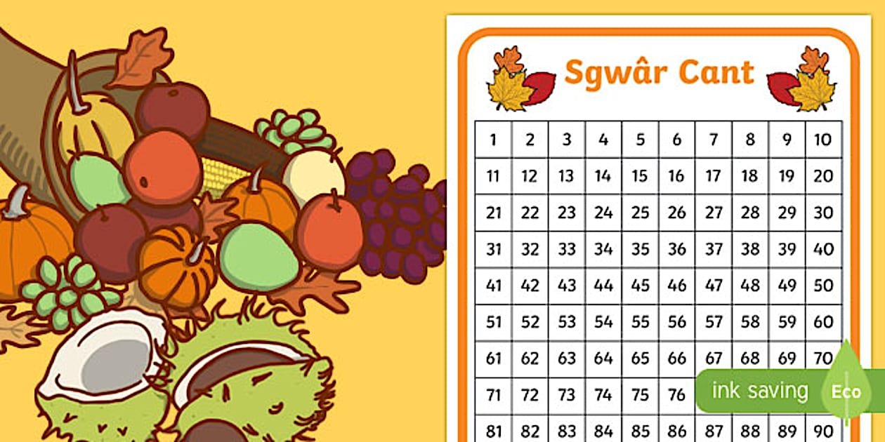 Sgwâr Cant Yr Hydref (teacher made) - Twinkl