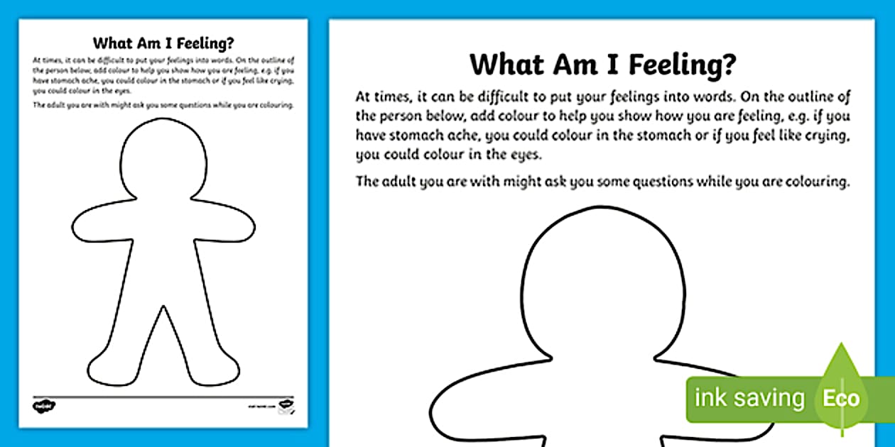 What Am I Feeling? Worksheet (Hecho por educadores) - Twinkl