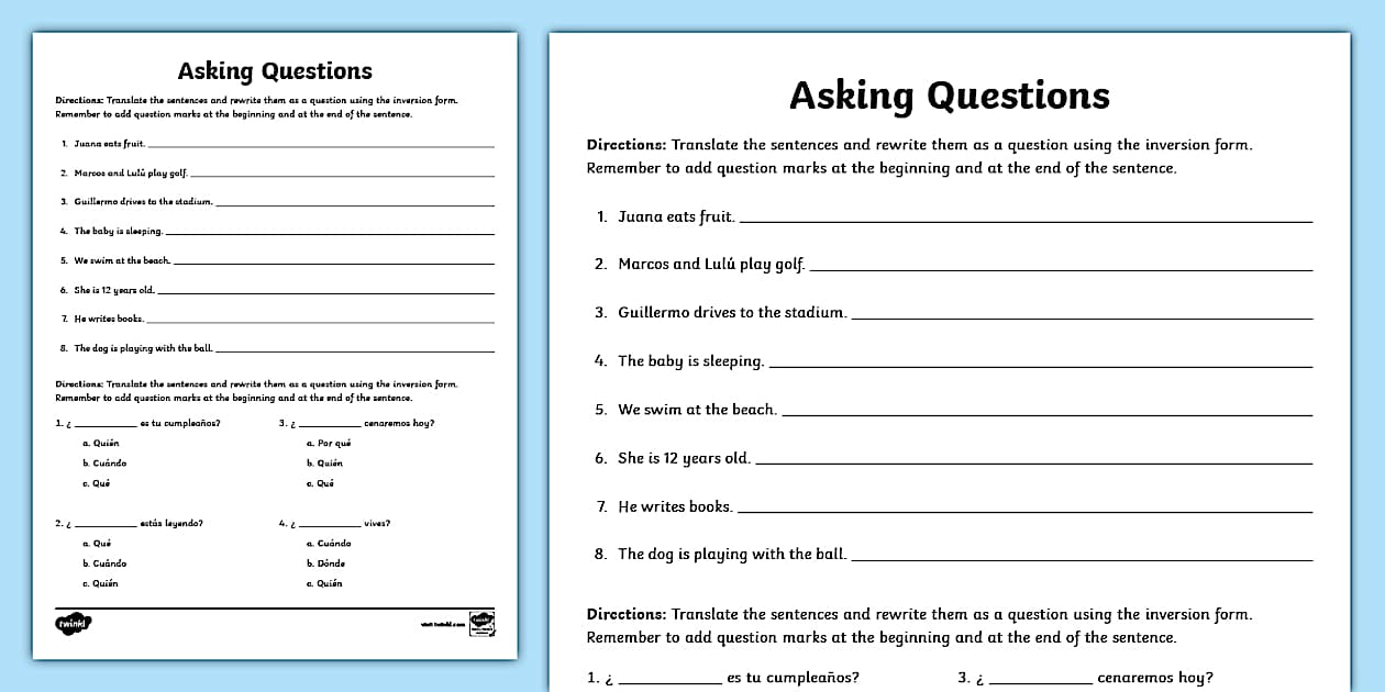 How to Ask for Directions in Spanish | Twinkl USA - Twinkl