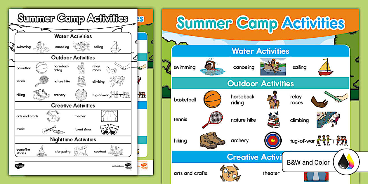 Summer Camp Dramatic Play Activities Sign (teacher made)