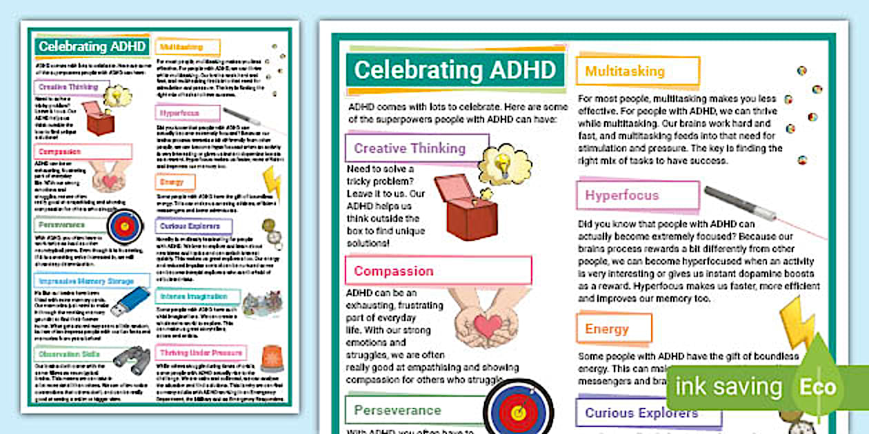 Celebrating ADHD (teacher made) - Twinkl