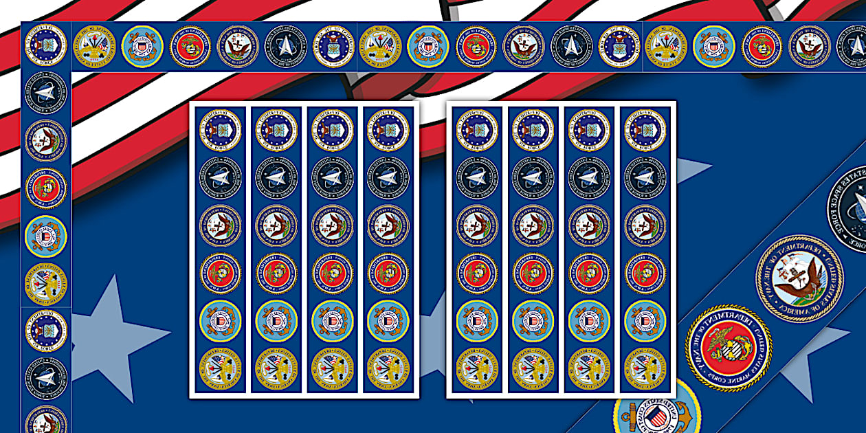 Veterans Day Border Bulletin Board Printable | Twinkl USA