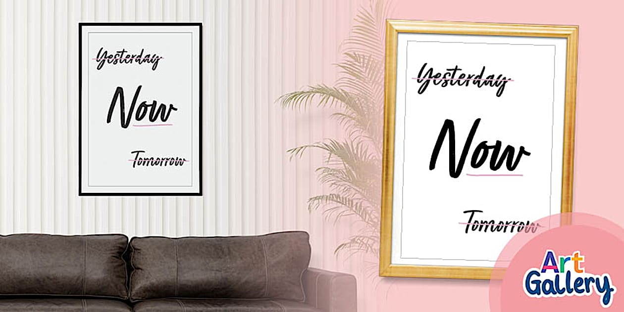 Yesterday Now Tomorrow Poster