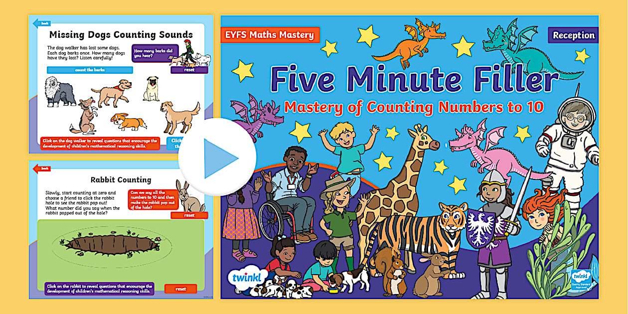 EYFS 5 Minute Filler Counting PowerPoint 1 (Reception)