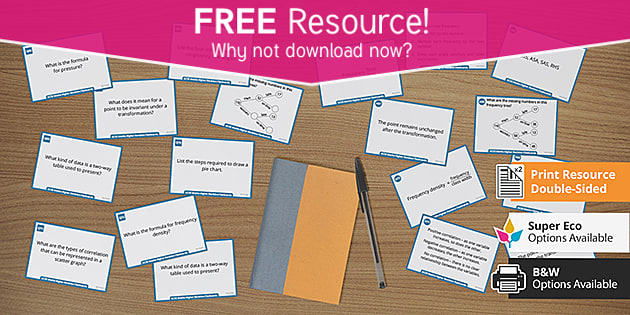 FREE! - 👉 Higher Maths Flashcards | KS4 Maths | Beyond