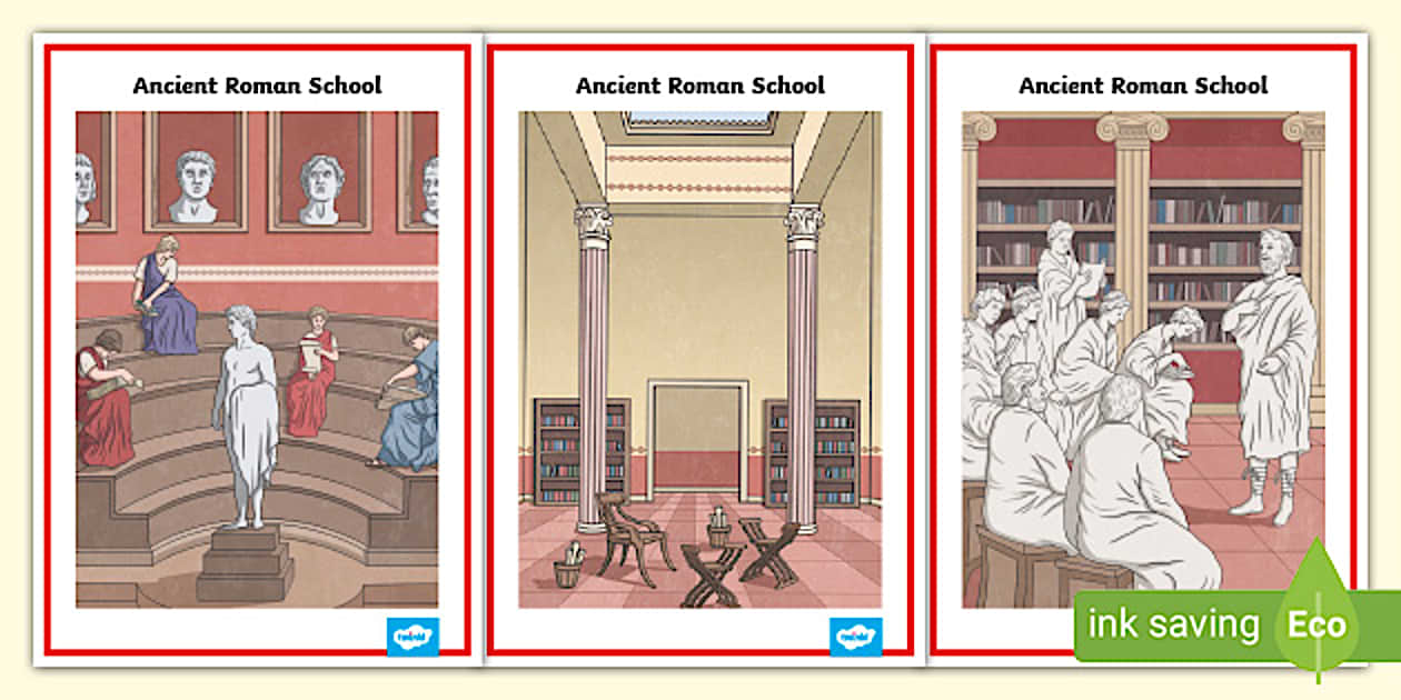 Ancient Roman School | Display Posters