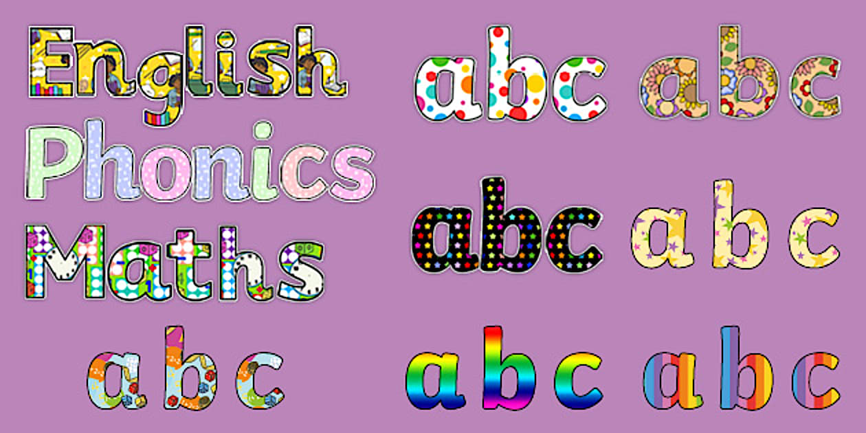 👉 Display Lettering Fonts Pack | Primary Resources | Twinkl