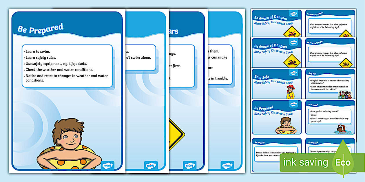 Water Safety Code Posters and Discussion Cards