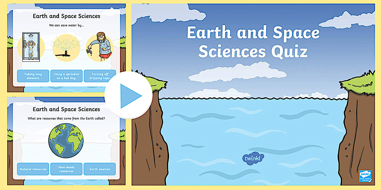 Year 2 Earth and Space Sciences Quiz PowerPoint - Twinkl