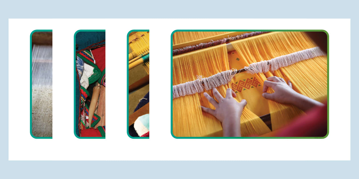 짜기 사진 | Weaving Display Photos (teacher made)