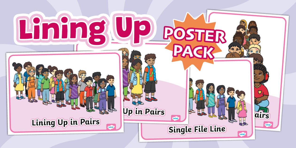 Lining Up and Classroom Formation Posters