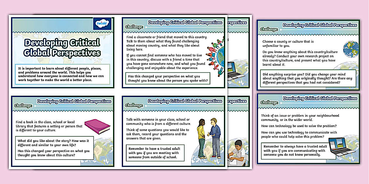Developing Critical Global Perspectives - Challenge Cards