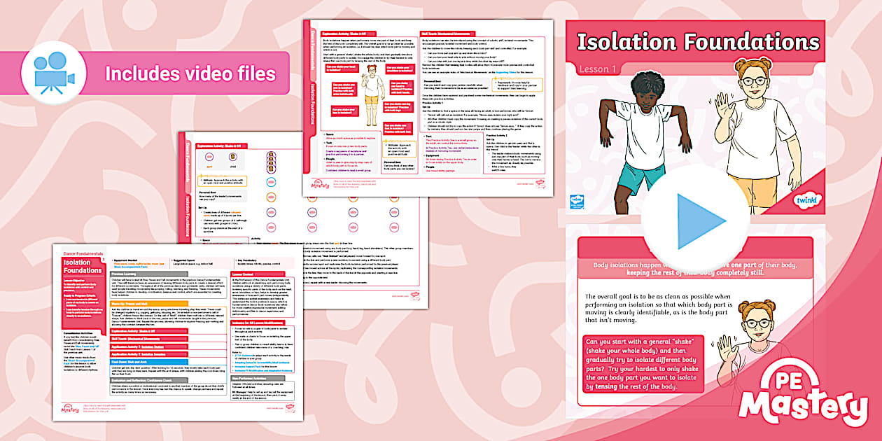 Year 4 Dance Fundamentals Lesson 1 - Isolation Foundations