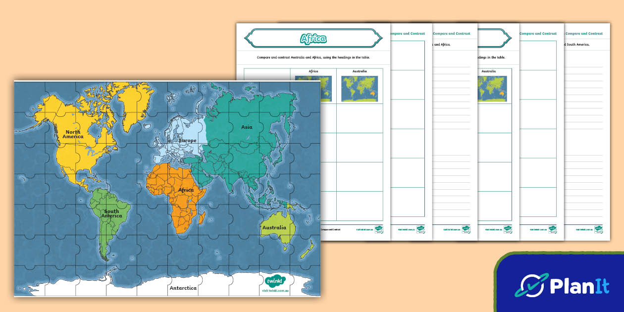 Year 4 HASS Geography Africa and South America Home Learning Tasks