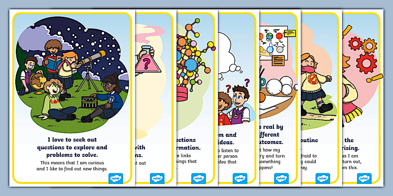 Deep Thinkers Being Creative TSPC Posters (teacher made)