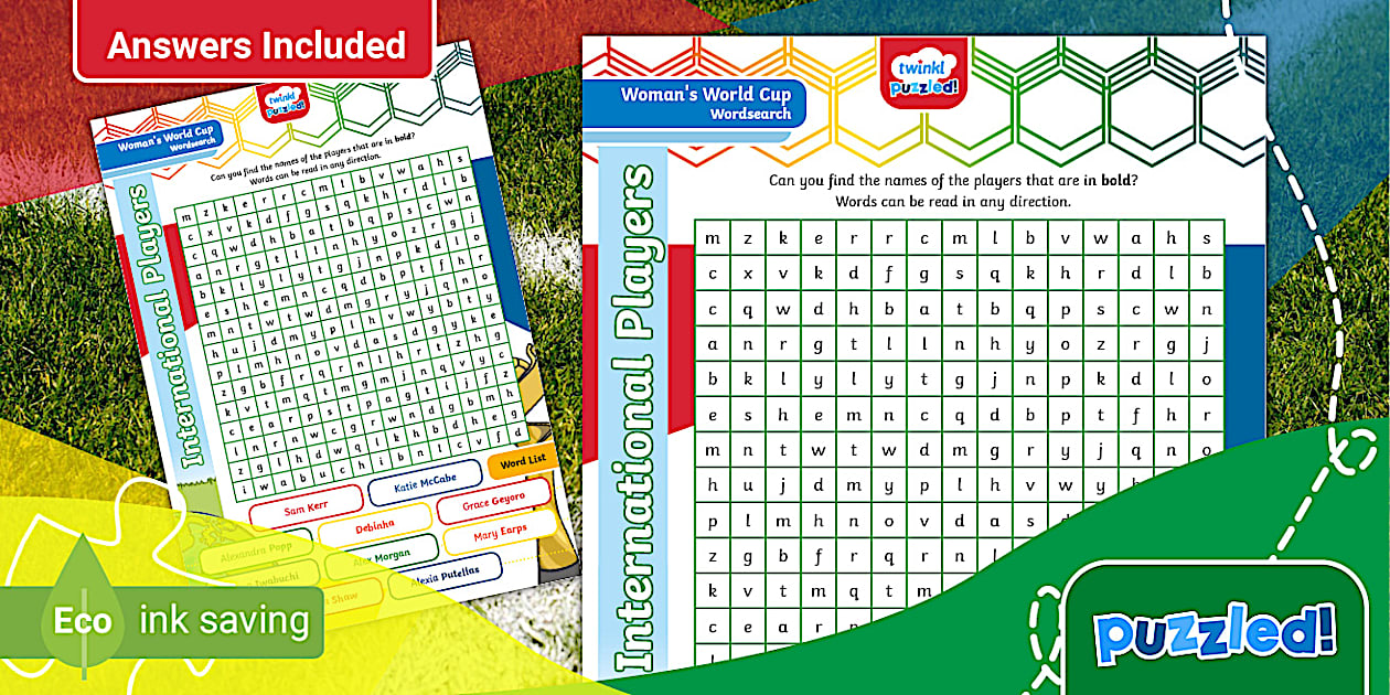 Women’s World Cup Word Search: International Players