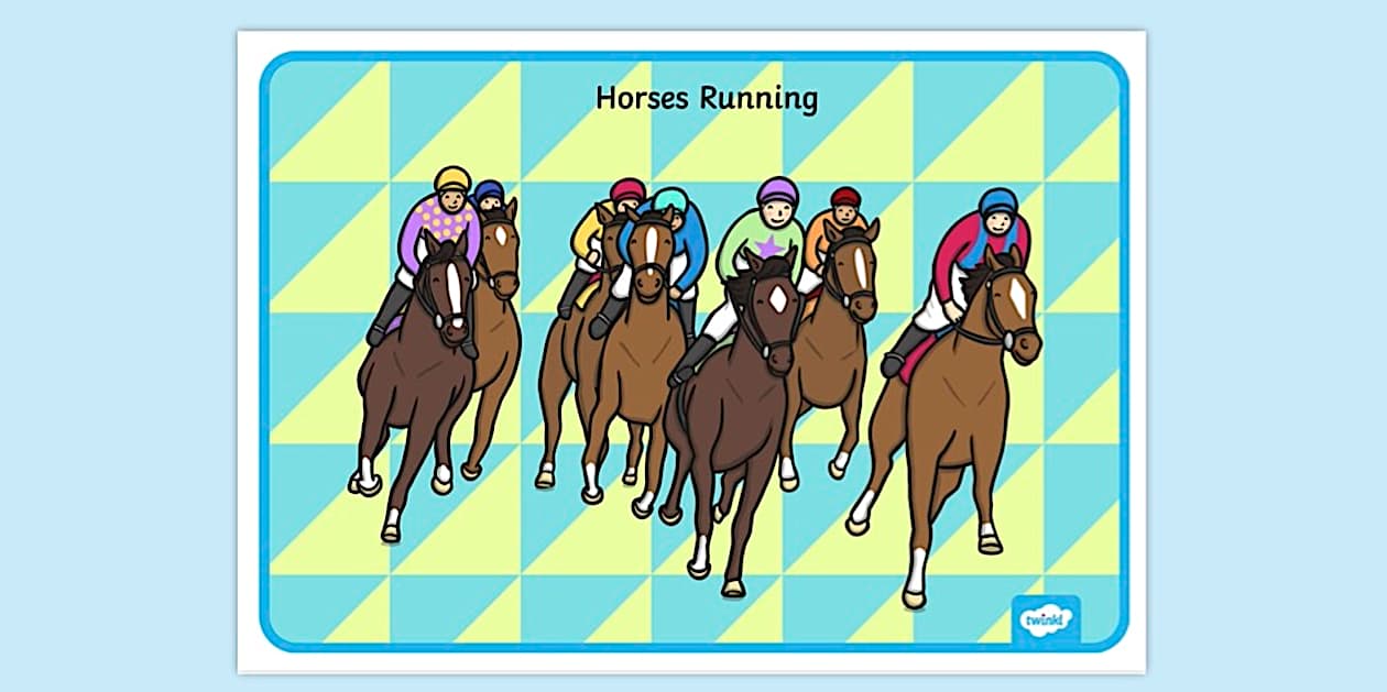 Horses Running Poster | Primary Resources | Twinkl - Twinkl