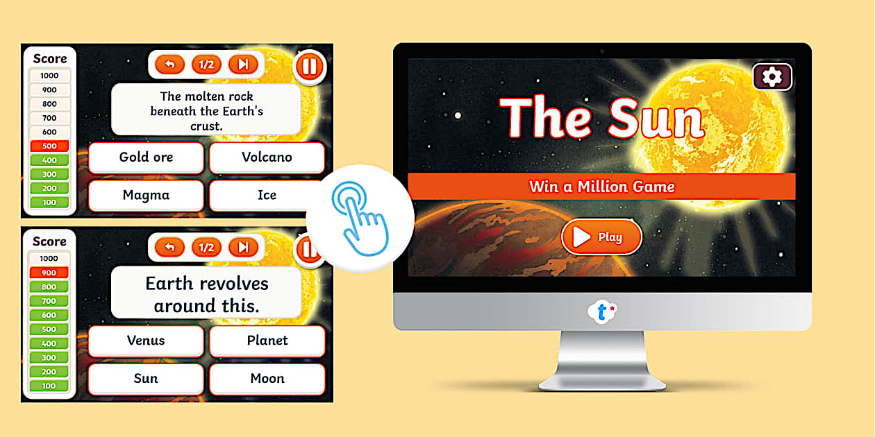 Gr4-NS-T4-The Sun-Win a Million Interactive Game (CAPS Aligned)