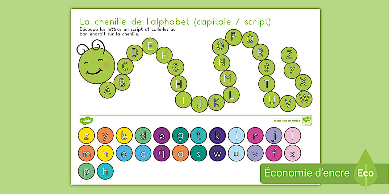 Identifier et associer les lettres capitales / scriptes