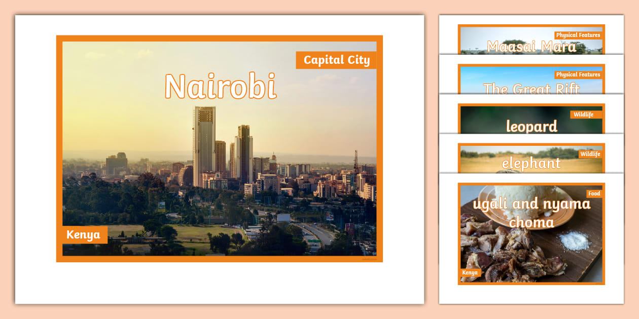 Kenya Display Photo Pack (teacher made) - Twinkl