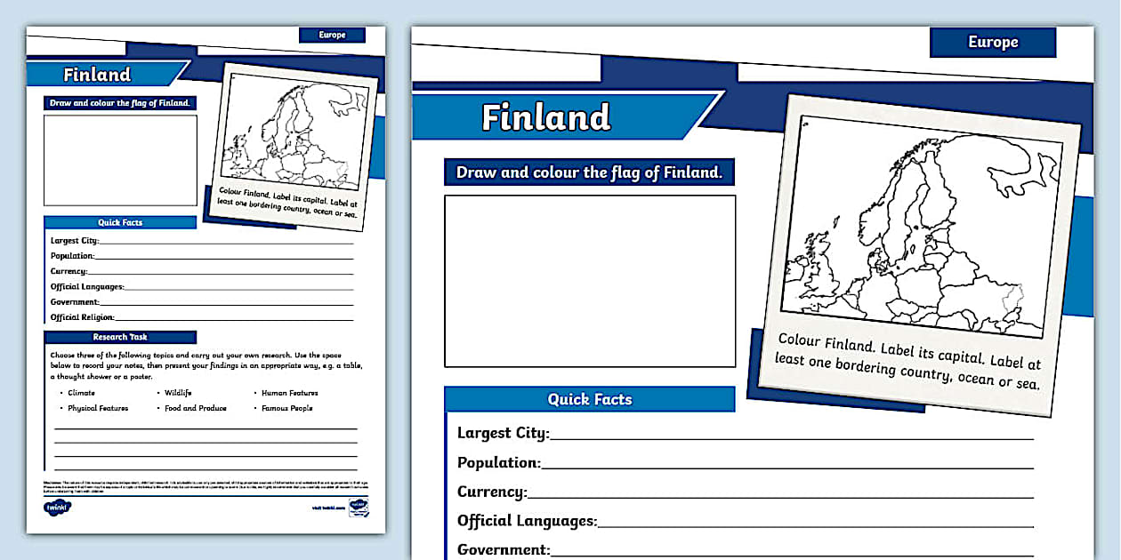 Finland Research Activity - KS2