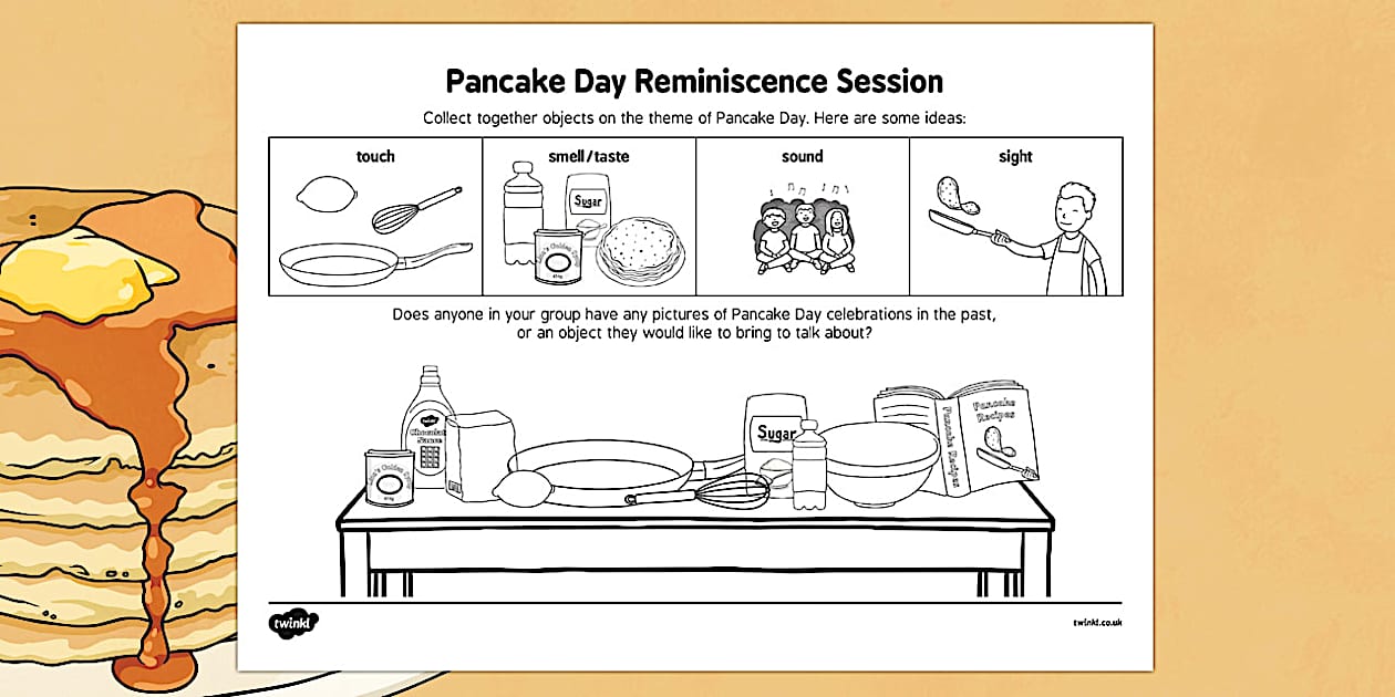Pancake Day Reminiscence Session (Hecho por educadores)