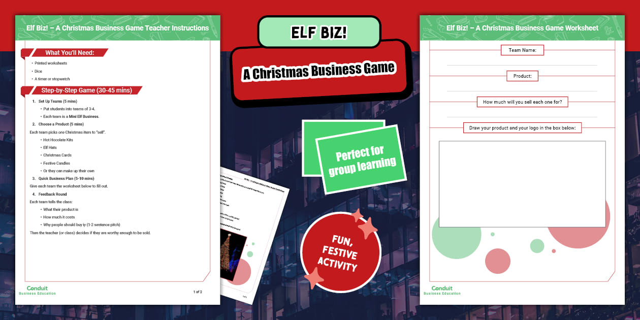 Elf Biz! - A Christmas Business Game