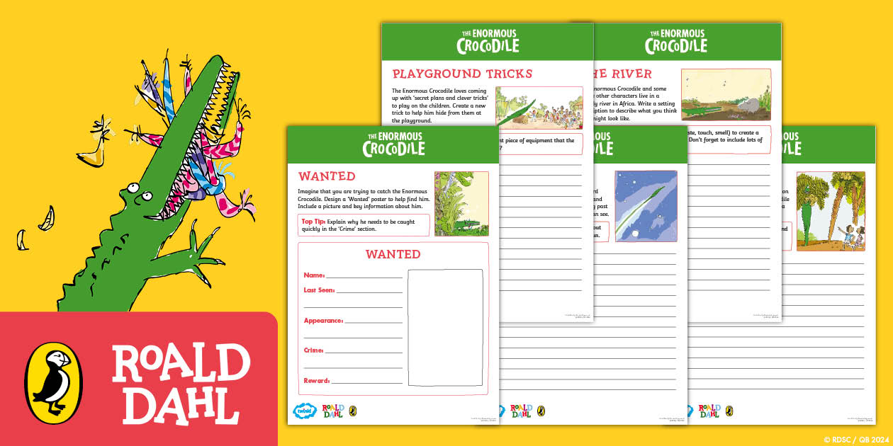 FREE! - The Enormous Crocodile: Short Burst Writing Pack [Ages 5-7]