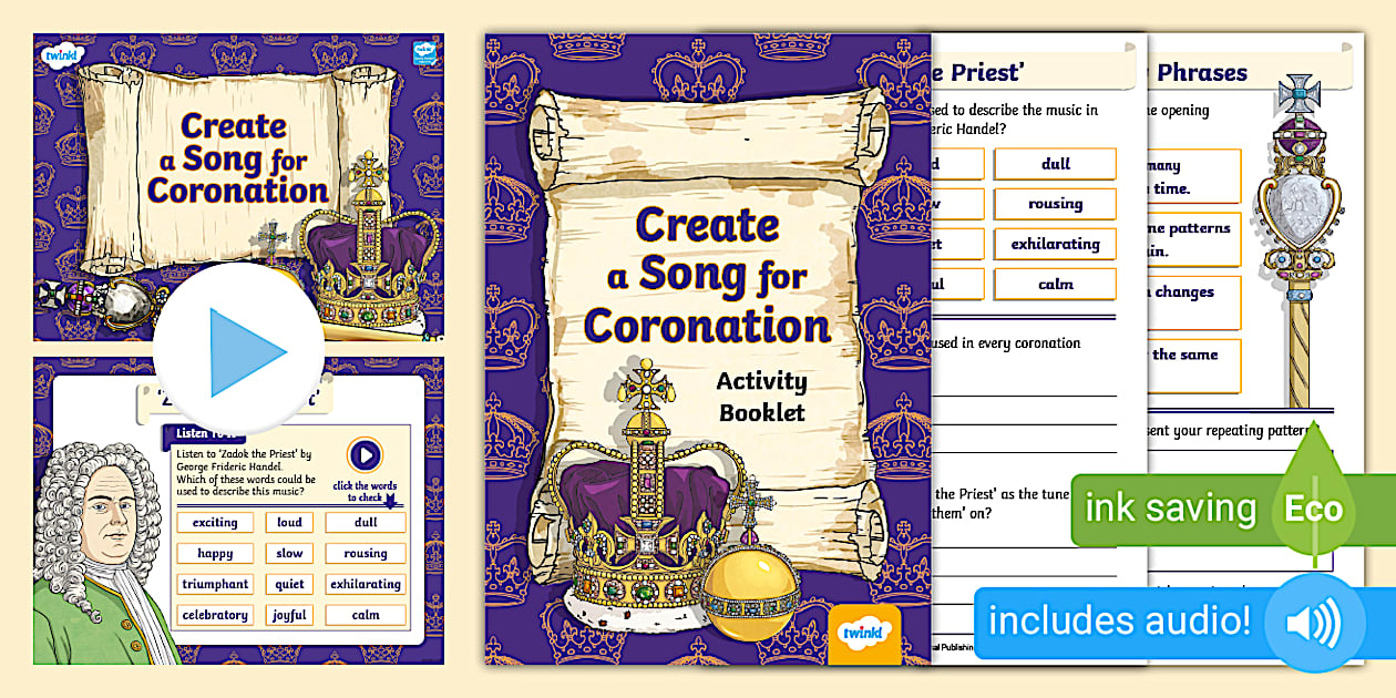 👉 Create a Coronation Song | Coronation Music | Twinkl | KS2