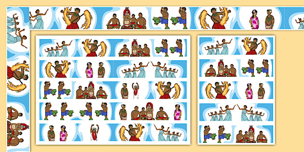 Samoan Language Week Display Borders (teacher made) - Twinkl