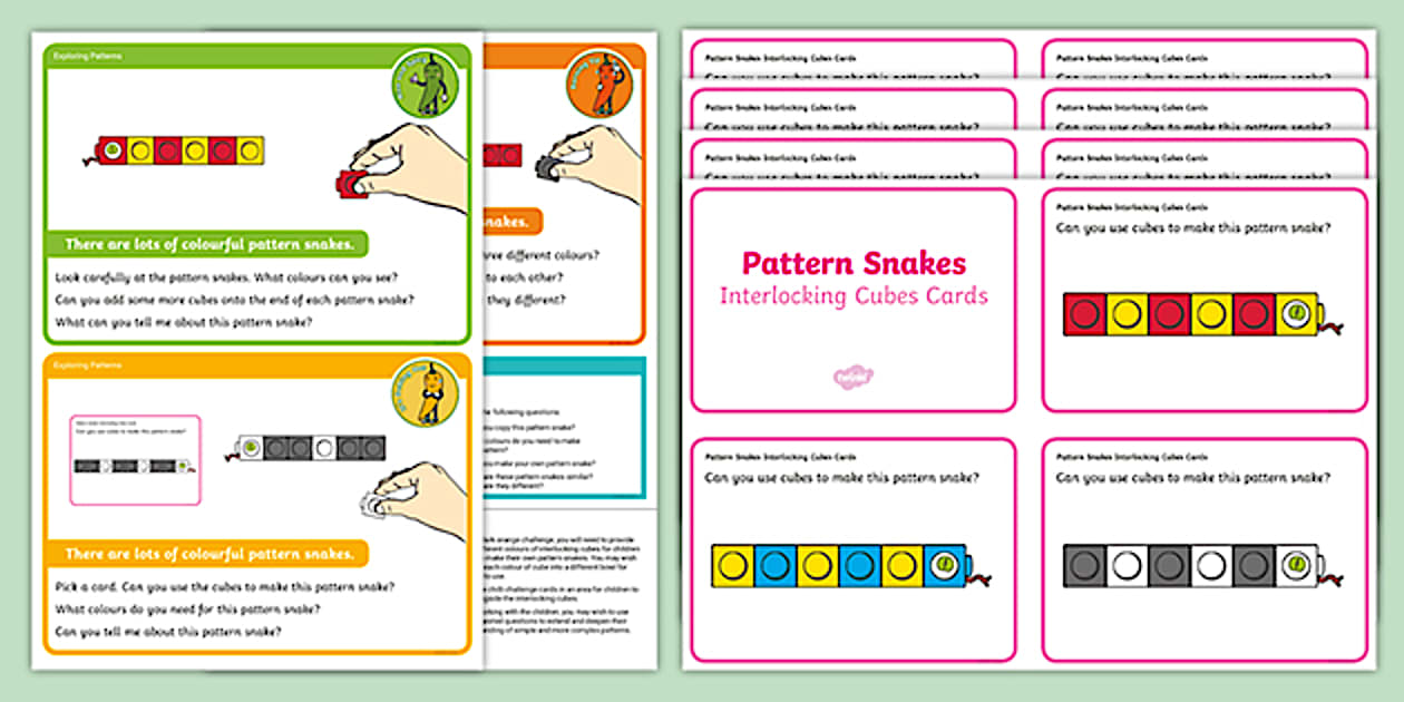 👉 Exploring Patterns Chilli Challenges: Repeating Pattern Snakes