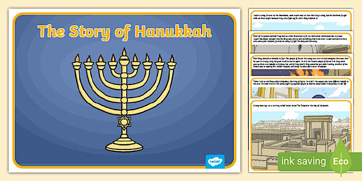 The Story of Hanukkah pdf - Primary Resources (Teacher-Made)