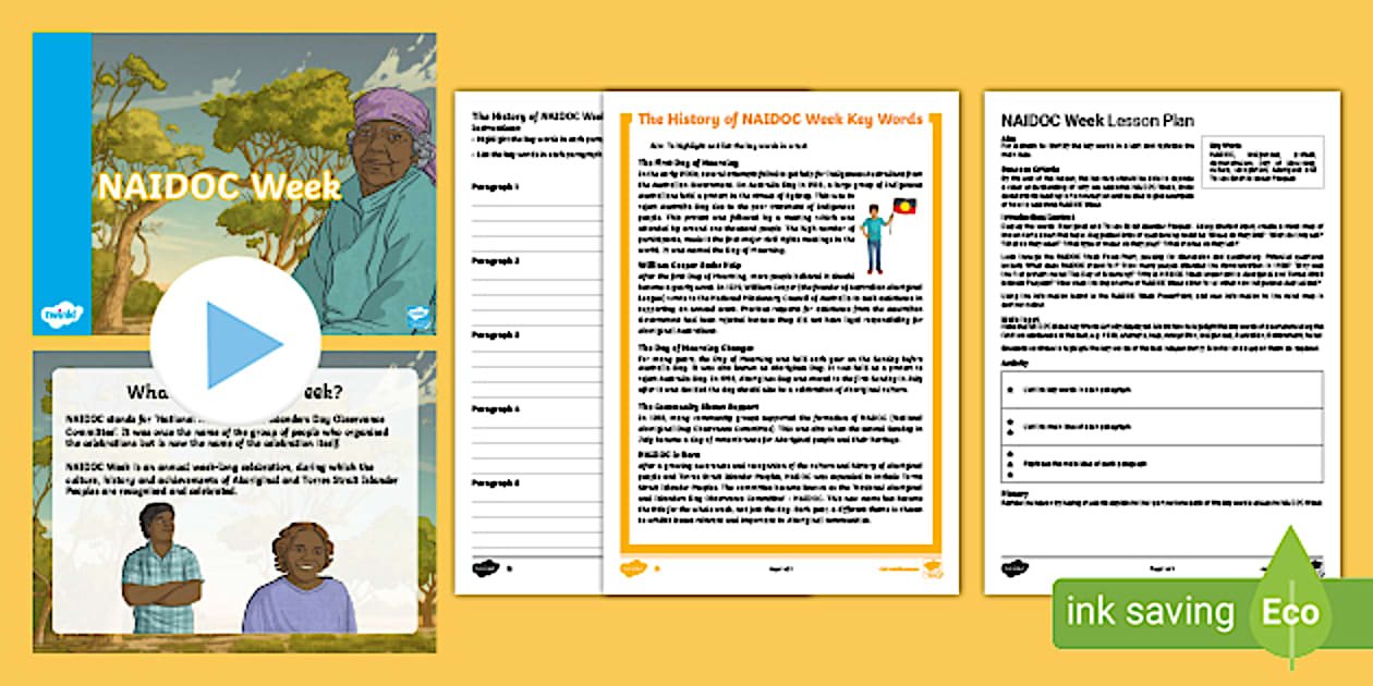 This History of NAIDOC Week Activity Pack | Primary Teaching