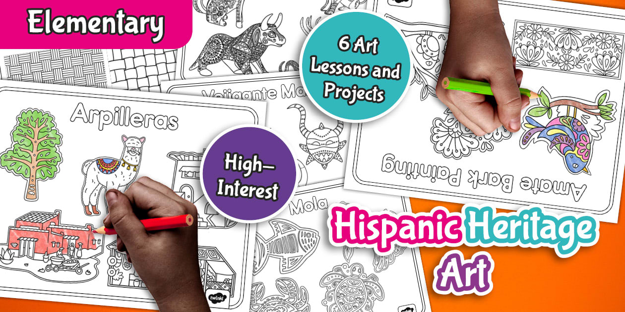 Hispanic Heritage Month Elementary Art Projects - Twinkl