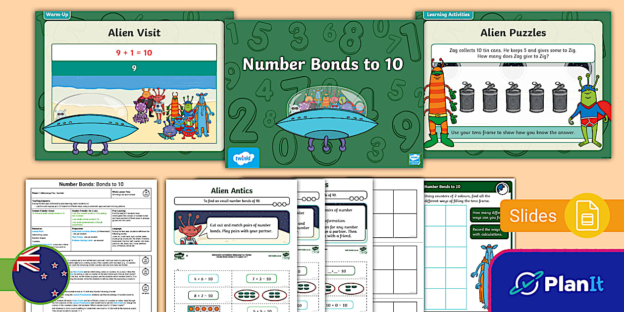 Phase 1 Number Structure: Number Bonds (Bonds to 10) Lesson 2