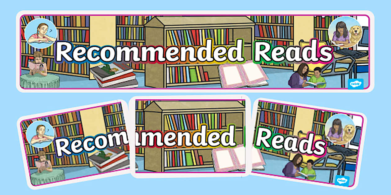 Recommended Reads Display Banner - Twinkl