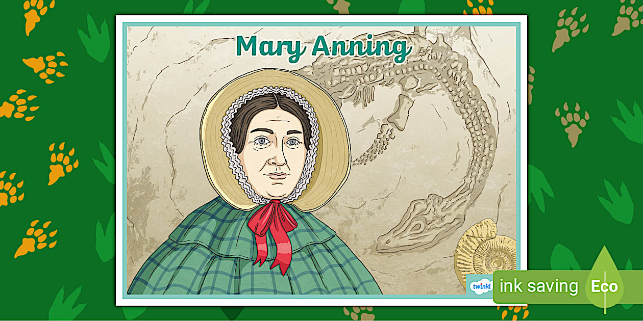Mary Anning Display Poster (teacher made) - Twinkl