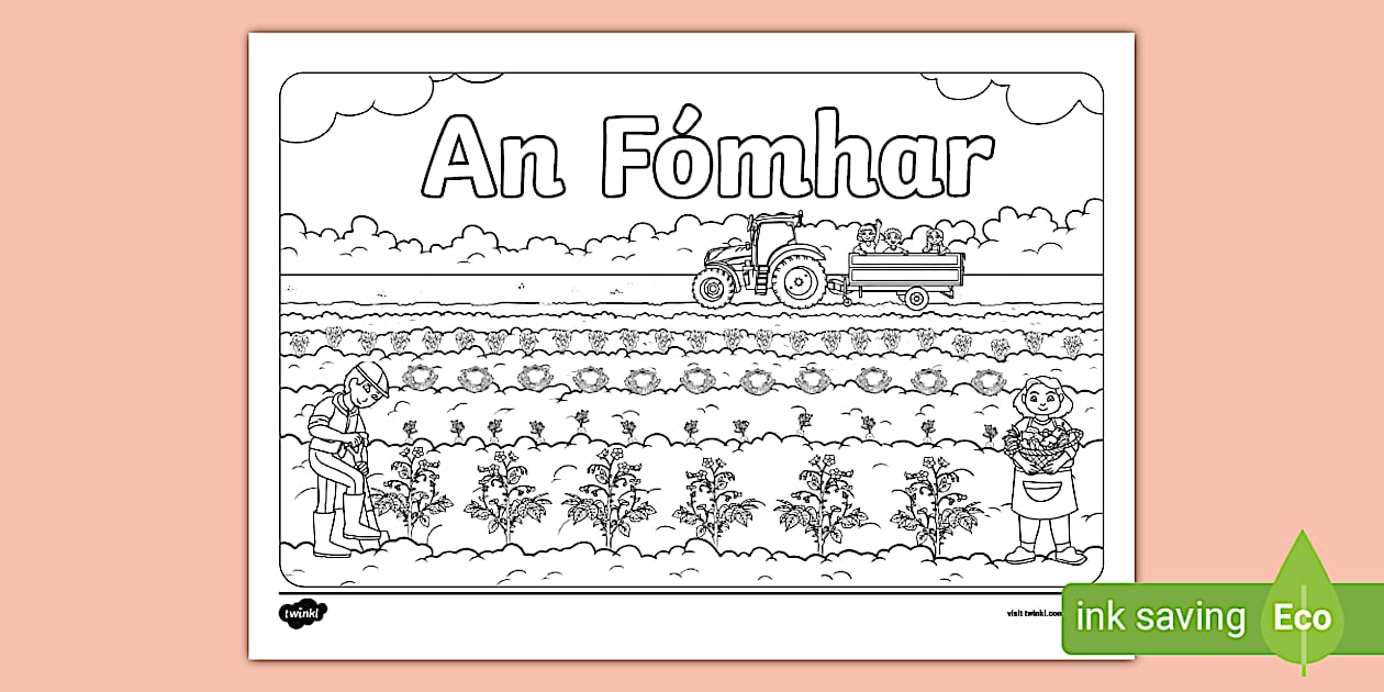 An Fómhar Leathanaigh Dathúcháin (Teacher-Made) - Twinkl