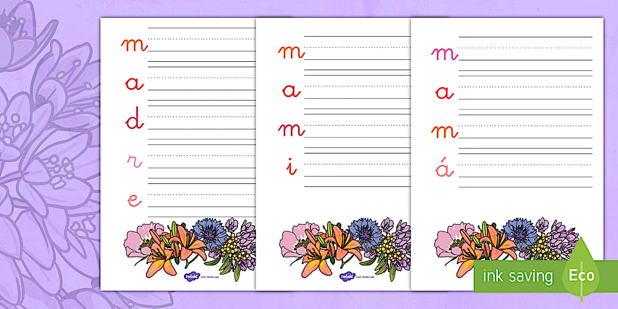 Acróstico: Día de la Madre (Teacher-Made) - Twinkl