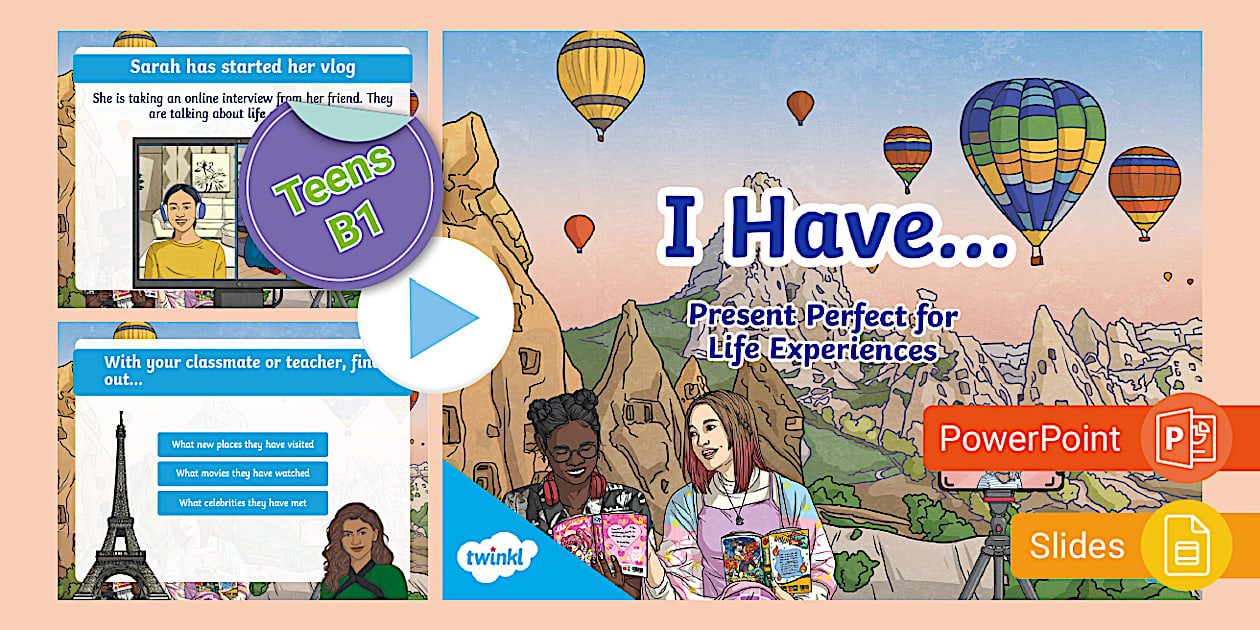 ESL Present Perfect for Life Experiences PPT (teacher made)