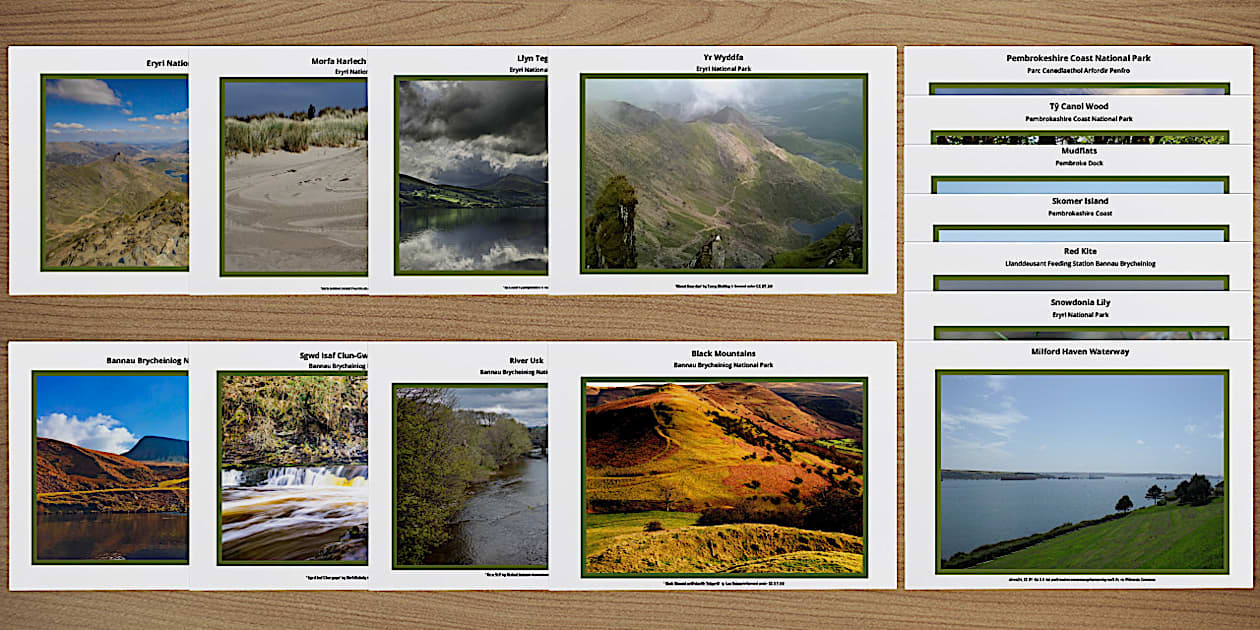 National Parks of Wales Display Photos (teacher made)